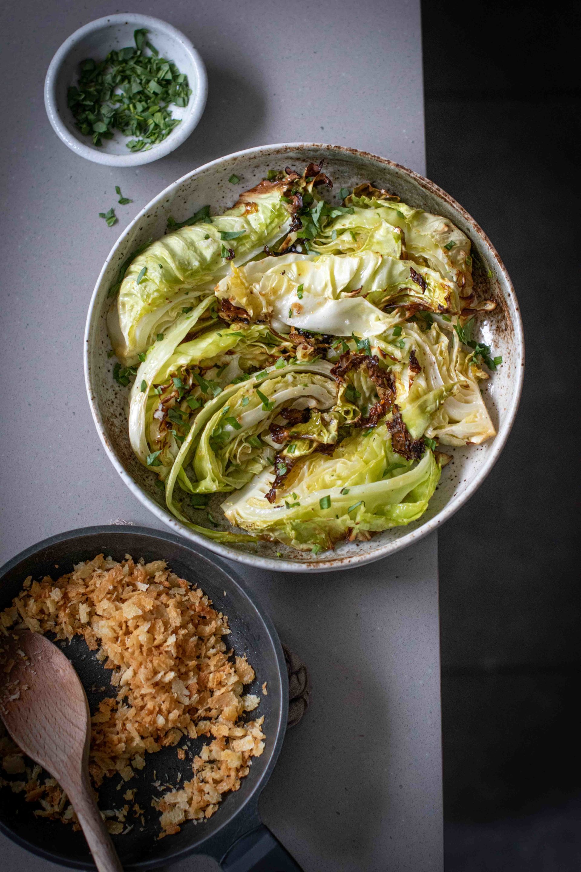 Simple comme une salade de chou pointu rôti ⋆ La cuisine c'est simple